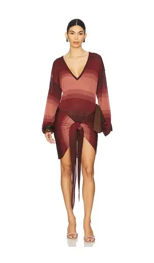 Attico Tie Detailed Dresses