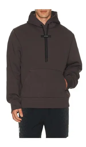 On Focus Tech Hoodie - Pebble