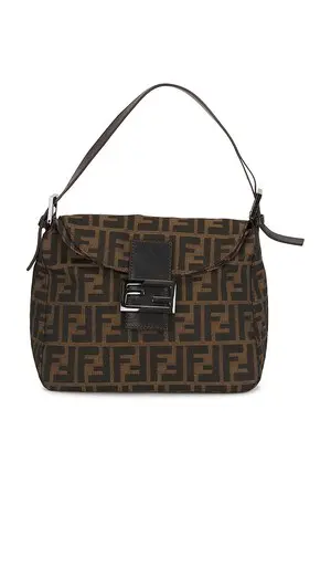 Undefined Fendi Zucca Hobo Bag - Brown