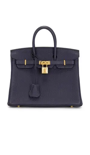 FWRD RENEW Hermes Togo Birkin 25 Handbag - Noir
