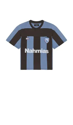 NAHMIAS Soccer Jersey - Blue Ocean Stripe