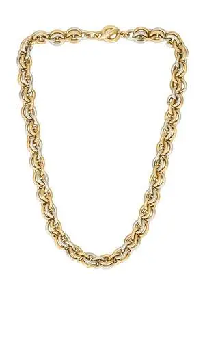 ROXANNE ASSOULIN Lush Link Necklace - Shiny Gold & Dark Silver