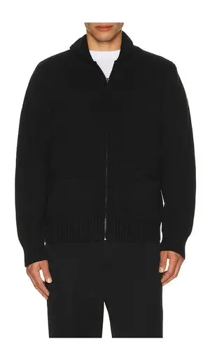 SCHOTT Zip Front Sweater