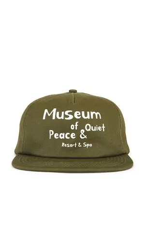 MUSEUM OF PEACE & QUIET Mopq Resort 5 Panel Hat - Olive