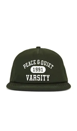 MUSEUM OF PEACE & QUIET Varsity 5 Panel Hat - Forest
