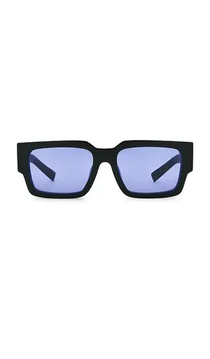 Prada Rectangular Sunglasses - Black & Purple