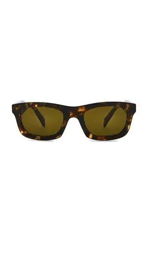Prada Rectangular Sunglasses - Honey Tortoise & Dark Brown