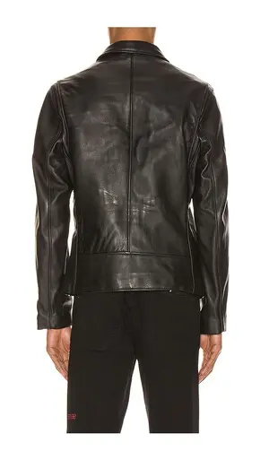 SCHOTT Collar Lamb Leather Jacket