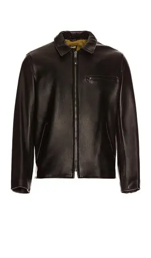 SCHOTT Collar Lamb Leather Jacket