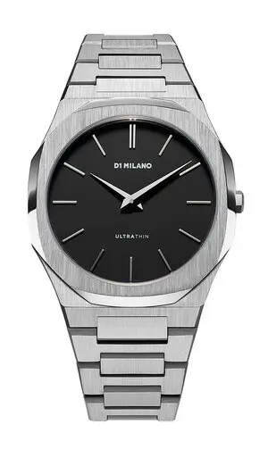 D1 MILANO Ultra Thin 40mm Watch - Silver