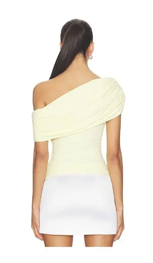 DEME BY GABRIELLA Mayim One-shoulder Top