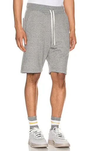 John Elliott Crimson Heavyweight Terry Shorts