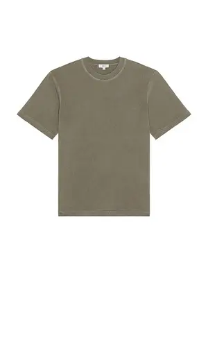 AGOLDE Asha Mock Neck Tee In Grey - Flint
