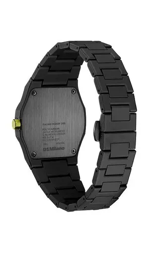 D1 MILANO Polycarbon Watch - Black & Yellow