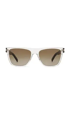Saint Laurent Square Sunglasses - Clear