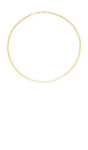LOREN STEWART Herringbone Chain Necklace - Vermeil Herringbone