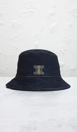 FWRD RENEW Celine Denim Bucket Hat