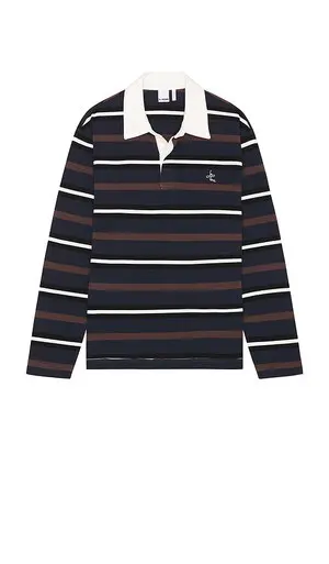 LE PÃ¨RE Le Pere Long Sleeve Rugger In Blue