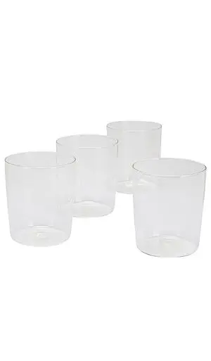 HAWKINS NEW YORK Essential Set Of 4 Medium Glasses - Clear
