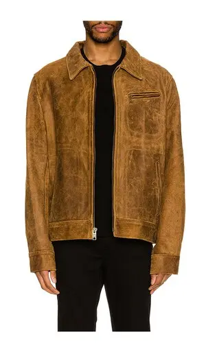 SCHOTT Duke Unlined Rough Suede Jacket
