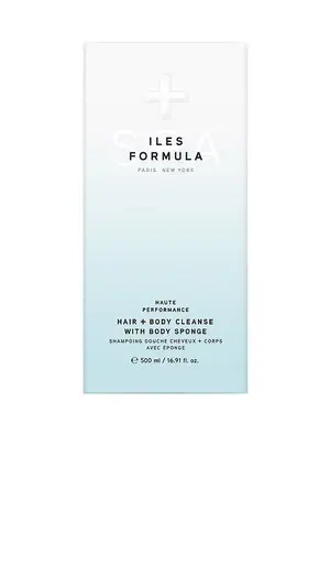 ILES FORMULA Hair And Body Cleanse With Body Sponge