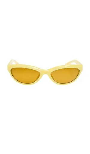 Jacquemus Curvo Sunglasses - Milky Yellow  Gold  & Bronze