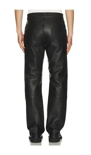 MIDNIGHT RODEO Leather Pants - Black