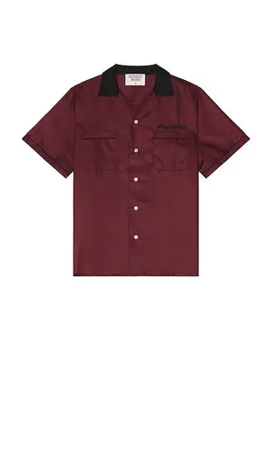 MIDNIGHT RODEO Bowler Shirt In Burgundy