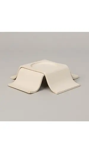 SIN Noor Pillar Tall Candle Holder In Cream