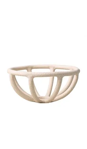 SIN Prong Medium Bowl In Cream