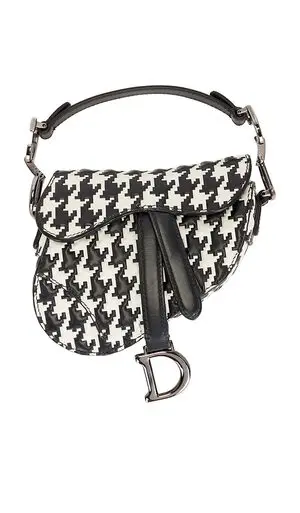 Undefined Dior Saddle Bag - Black