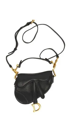 Undefined Dior Saddle Bag - Black