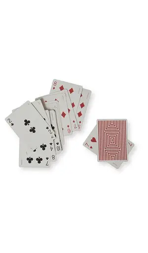 THROWING DOUBLES The Marrakesh Leather Playing Card Set