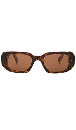 Prada Oval Frame Sunglasses