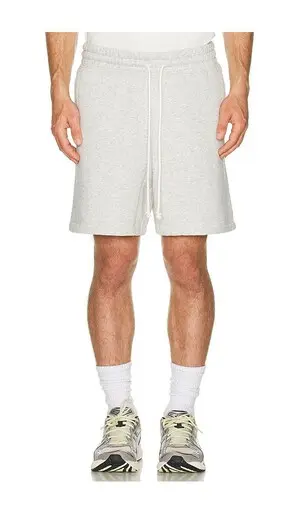 SKIMS Fleece Short - Light Heather Grey