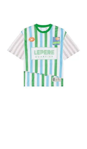 LE PÃ¨RE Lpfc Mesh Tee In Multi In Green,blue