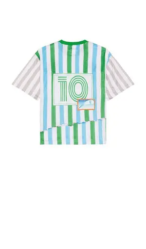 LE PÃ¨RE Lpfc Mesh Tee In Multi In Green,blue