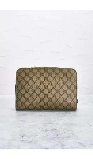 FWRD RENEW Gucci Gg Supreme Portfolio Pouch