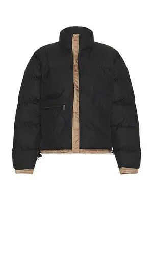 The North Face 1996 Retro Nuptse Jacket - Mocha Brown & Tnf Black
