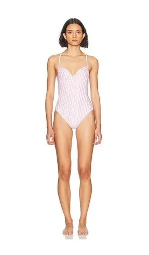 FWRD RENEW Dior Diorissimo One Piece Swimsuit - Pink