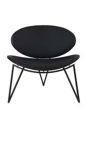 AYTM Semper Lounge Chair - Black & Black