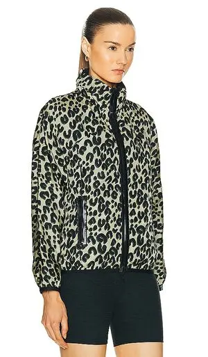 FWRD RENEW Louis Vuitton Leopard Print Jacket