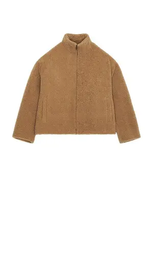 DARKPARK Faux Shearling Drop Shoulder Jacket