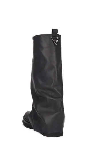 Attico Robin Combat Boot - Black