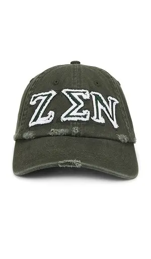 MUSEUM OF PEACE & QUIET Zen Distressed Cap - Forest