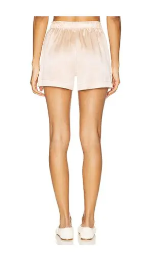 Comme Si Silk La Boxer Classica Short - Blush