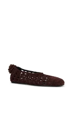 Magda Butrym Crochet Ballet Flat