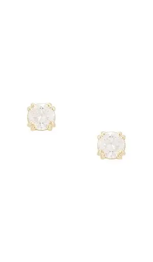 STONE AND STRAND The Essential 0.60ct Diamond Stud Earrings - 14k Yellow Gold & White Diamond