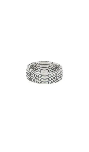 SERGE DENIMES Snake Ring - Silver