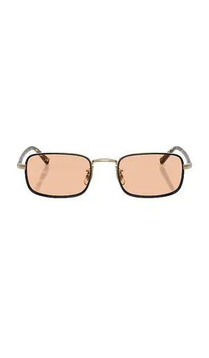 Oliver Spencer Brymer Sunglasses - Gold & Black